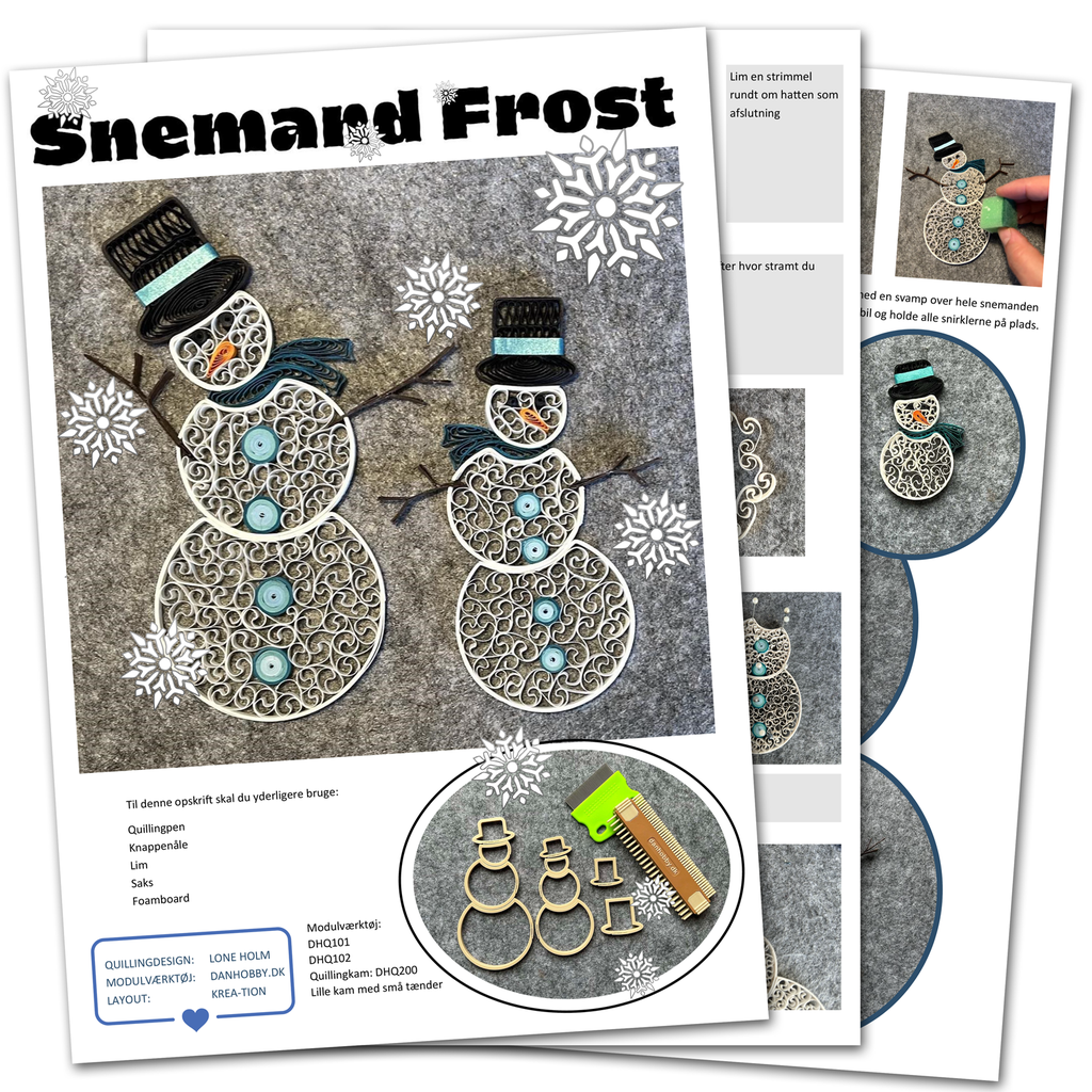 Opskrift Snemand Frost | danhobby.dk